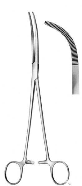RUMEL SUTURE FORCEPS HVY-CV 240MM
