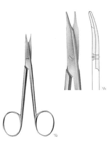 STEVENS TENOTOMY SCISSORS CVD B/B 110MM