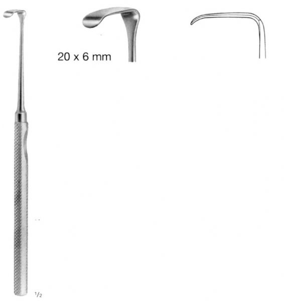 LANGENBECK-MANNERFELT RETR 20X6MM 15,5CM