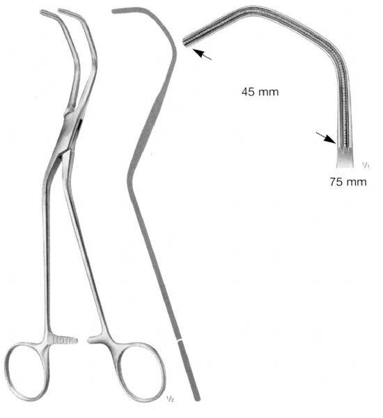 DIETHRICH ATRAUMATIC AORTA CLAMP 210MM