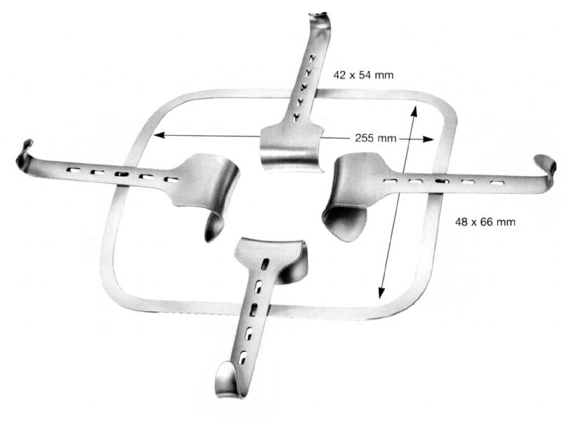 KIRSCHNER FIXED-FRAME RETRACTOR COMPLETE