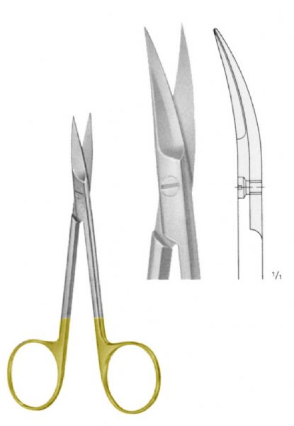 TC GUM SCISSORS DEL CVD 120MM