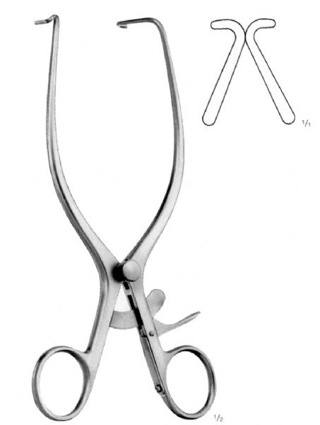 JACKSON-BURROWS RETRACTOR BLUNT 185MM