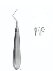 KERPEL BONE CURETTE SHARP SPOON LE.ANG. 145 MM