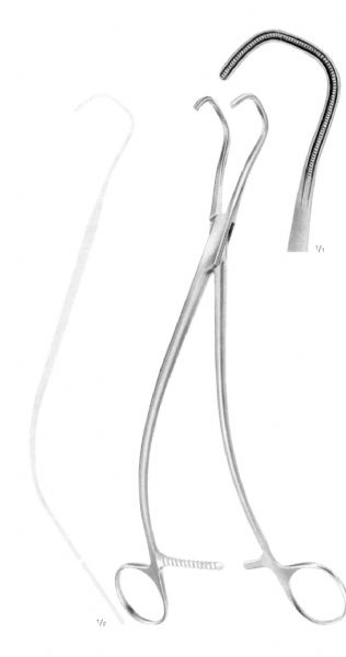 ATRAUMATIC URETER FORCEPS 240MM