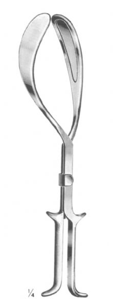 KIELLAN-LUIKART OBSTETRICAL FORCEPS 40CM