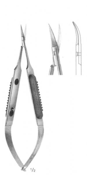 MULLER MICRO-SCISSORS CVD S/B 120MM