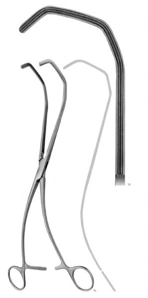 KERSTING SIGMOID ANASTOMOSIS FORCEPS 300MM