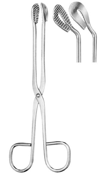 STERILIZING FORCEPS STR 300MM