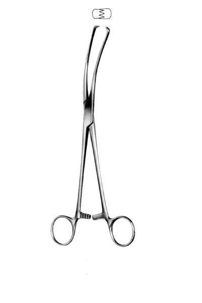 TEALE UTERINE TENACULUM FORCEPS 23CM