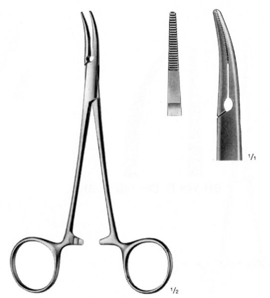 MOYNIHAN HAEMOSTATIC FORCEPS CVD 145MM