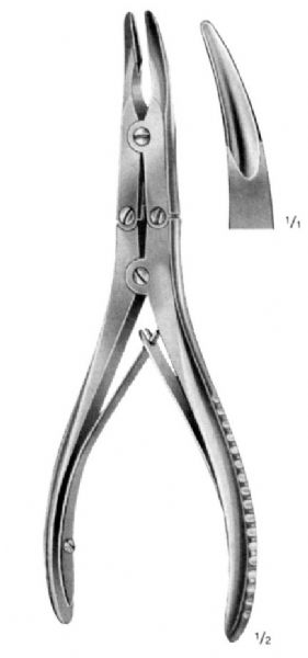 BOHLER BONE RONGEUR WIDE CVD 155MM