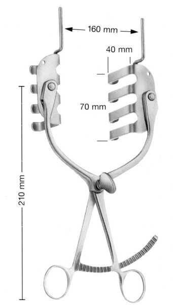 ST MARKS HOSPITAL PERINEAL RETRACTOR