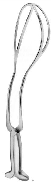 PIPER OBSTETRICAL FORCEPS 445MM