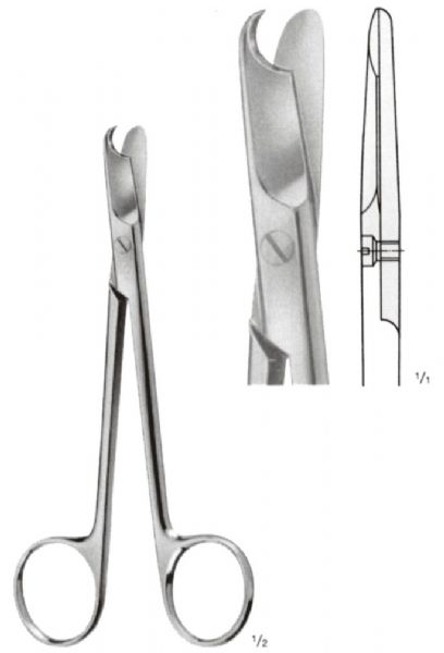 LITTAUER SUTURE SCISSORS 135MM