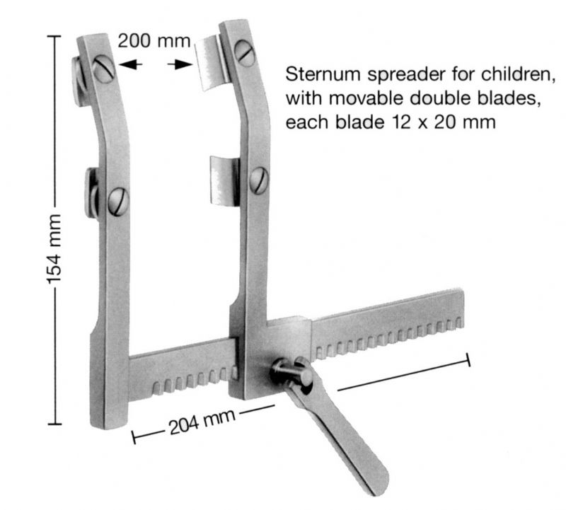 MORSE STERNOTOMY RETRACTOR PED 12X20MM