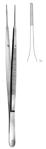 GERALD FORCEPS DEL STRAIGHT 230MM