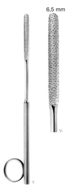 GALLAHER FILE RASP COARSE 6.5MM 19 CM