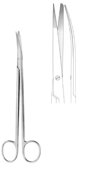 METZENBAUM-NELSON DISSECTING SCISSORS CVD SH/BL 30CM