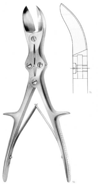 LISTON BONE-CUTTING FORCEPS CVD 280MM