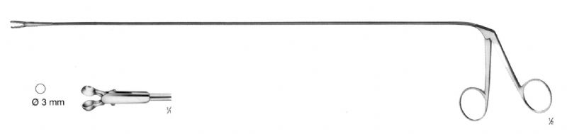 BRONCHOSCOPY FORCEPS SHAFT 3MM 250MM FOR BIOPSY