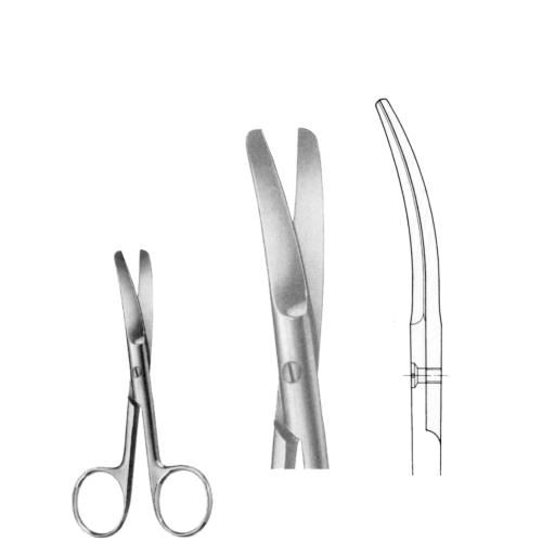 SURGICAL SCISSORS CVD B/B 145MM