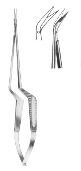 MICRO SCISSORS ANGLE-CVD 18CM