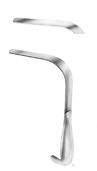 KRISTELLER VAGINAL RETRACTOR 115X18MM 22CM