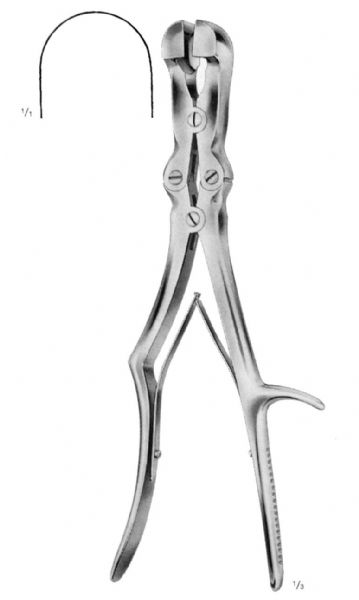 SAUERBRUCH-CORYLLOS RONGEUR 310MM