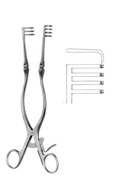 ADSON SELF-RETAINING RETRACTOR SHARP 26CM