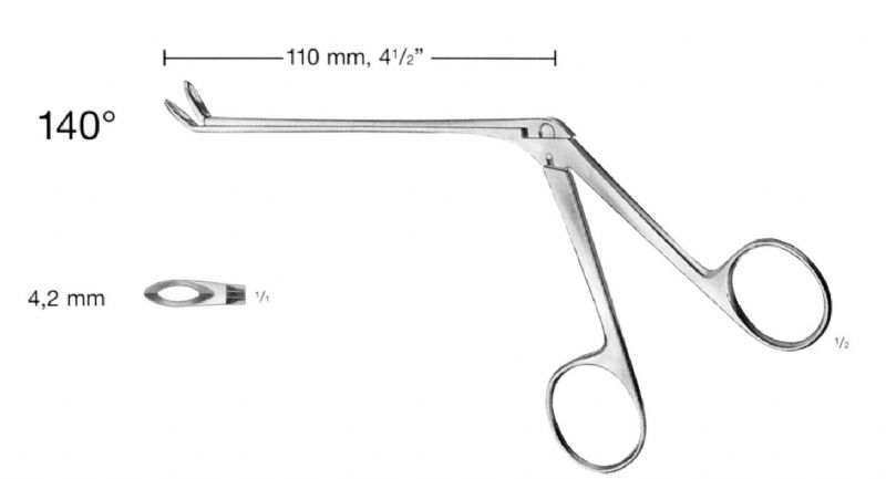 WEIL-BLAKESLEY RONGEUR UP-CVD 4.2MM 11CM