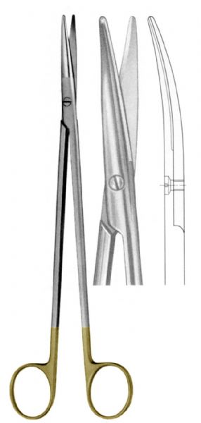 TC NELSON-METZENBAUM SCISSORS CVD 230MM