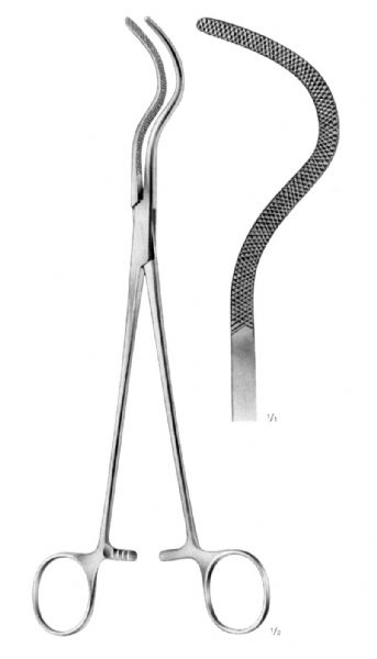 HARKEN VENA CAVA CLAMP COARSE 240MM