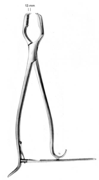 KERN-LANE BONE HOLDING FORCEP R/CHT 13MM 32 CM