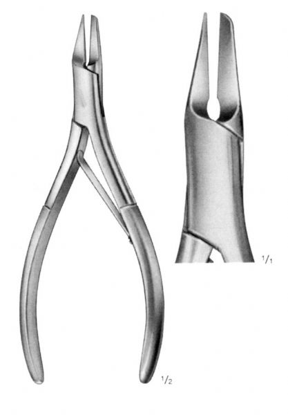 NAIL SPLITTING FORCEPS 135MM