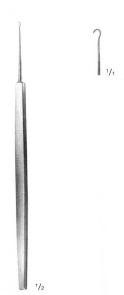 GRAEFE IRIS-HOOK FINE BLUNT 125MM