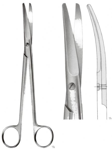 SIMS SCISSORS CVD B/B 210MM