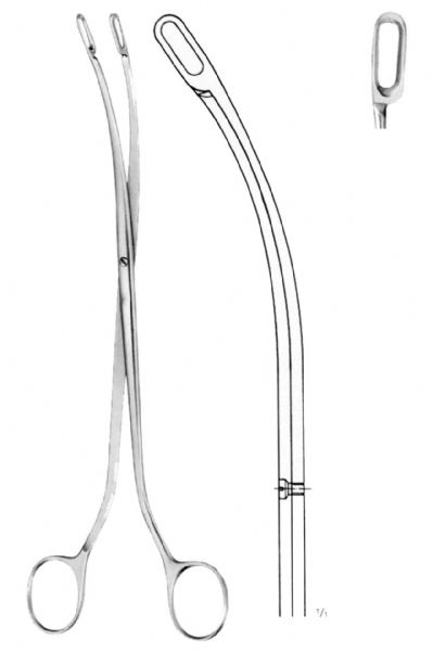 DESJARDINS GALL STONE FORCEPS CVD S/OVAL 225MM