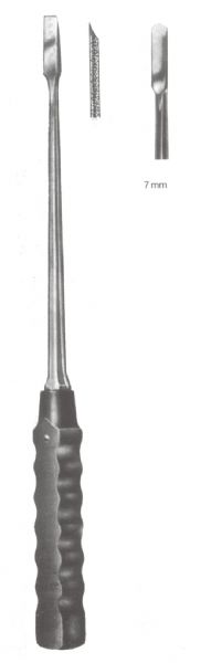PROTHESES INSTRUMENT GOUGE 7MM 35CM