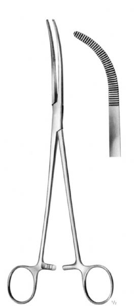 RUMEL SUTURE FORCEPS MED-CV 240MM