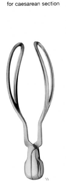 SIMPSON FORCEPS FOR CAESAREAN SECTION SECTION 235MM