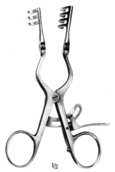 ADSON SELF-RETAINING RETRACTOR SHARP 16CM