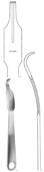 LANGE-HOHMANN BONE ELEVATOR 24MM 25 CM