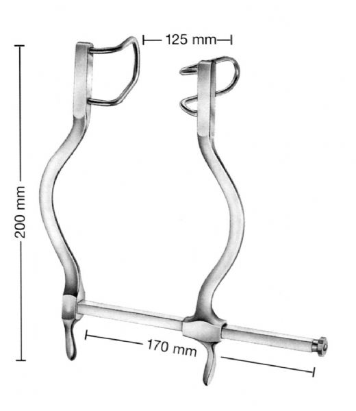 GOSSET ABDOMINAL RETRACTOR MED 55MM