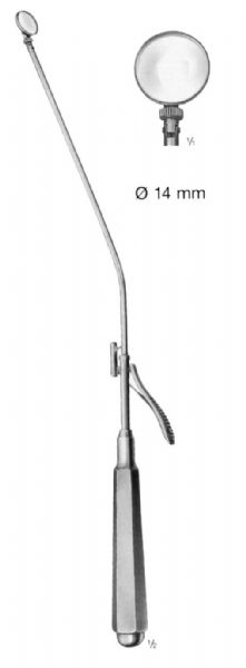 MICHEL RHINOSCOPIC MIRROR 25CM 14MM