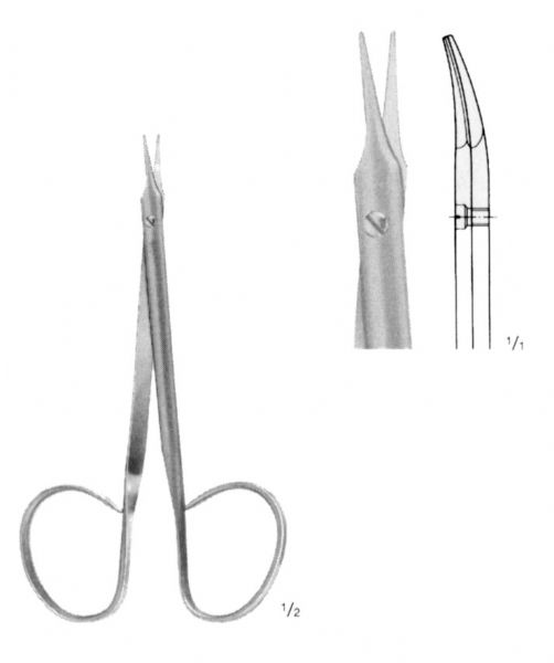STEVENS SCISSORS FINE CVD 110MM