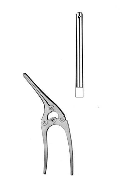 PAYR-BABY INTESTINAL CLAMP WITH PIN 15CM