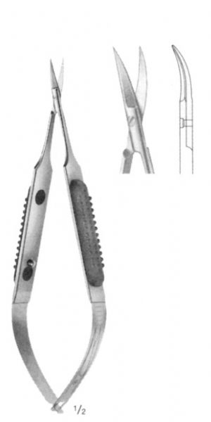 MULLER MICRO-SCISSORS CVD B/B 120MM