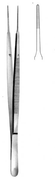 GERALD FORCEPS DELICATE STRAIGHT 175MM