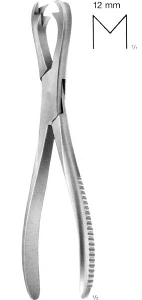 FERGUSSON BONE-HOLDING FORCEP 12MM 20.5 CM